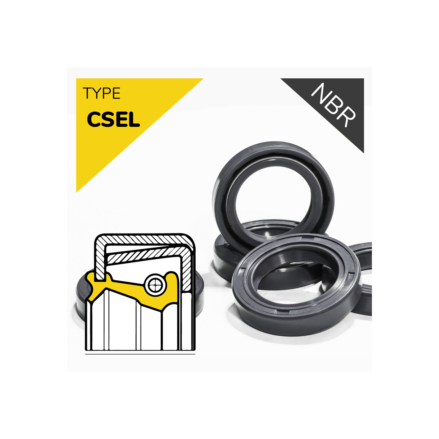 Oil Seal - 793118 115 x 150 x 13 NBR CSEL