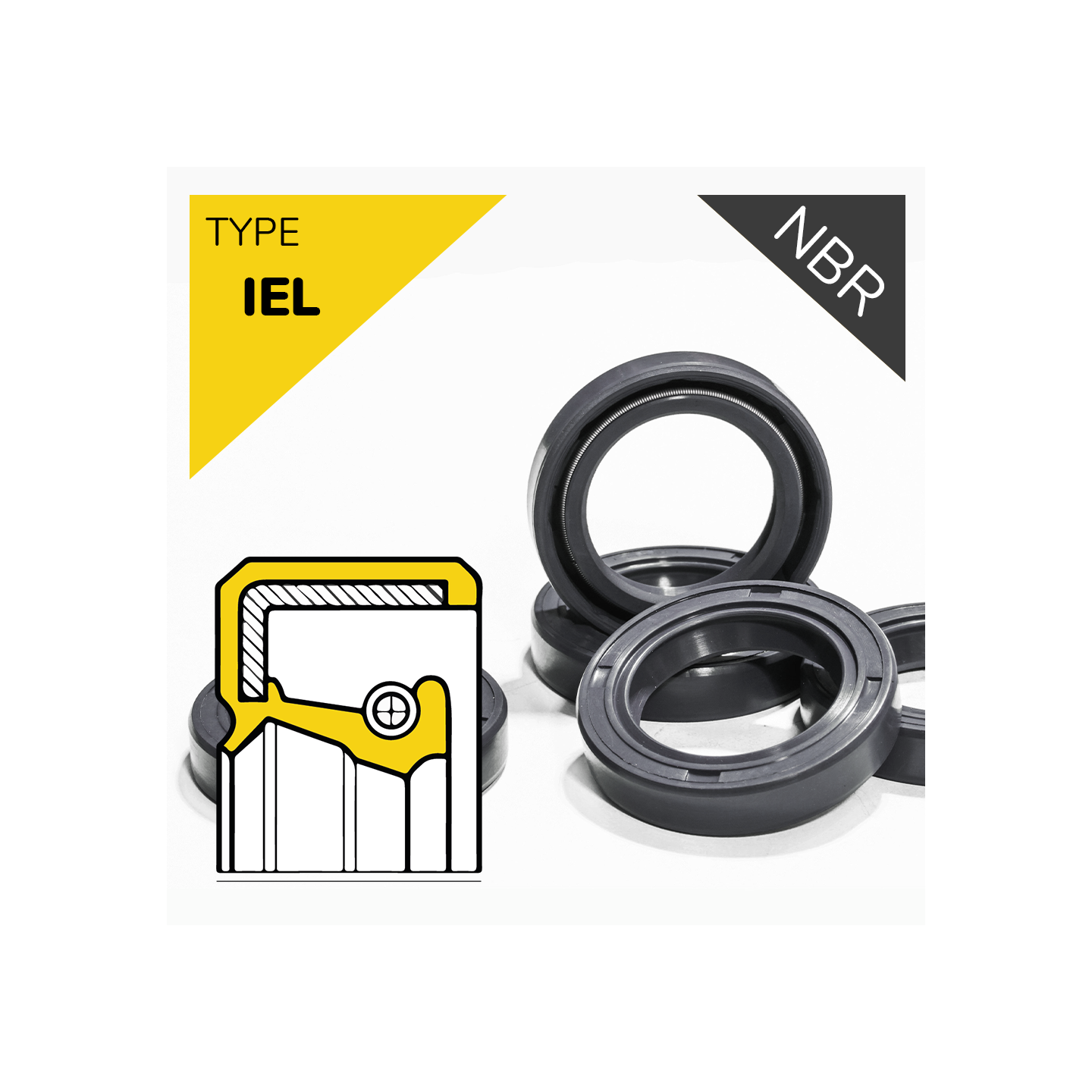 Oil Seal - 792512 20 x 40 x 7 NBR IEL