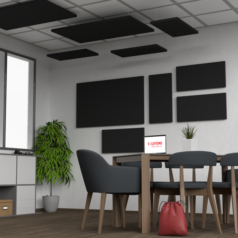 Acoustic Panel for Ceiling and Wall Rectangle, Rectangular