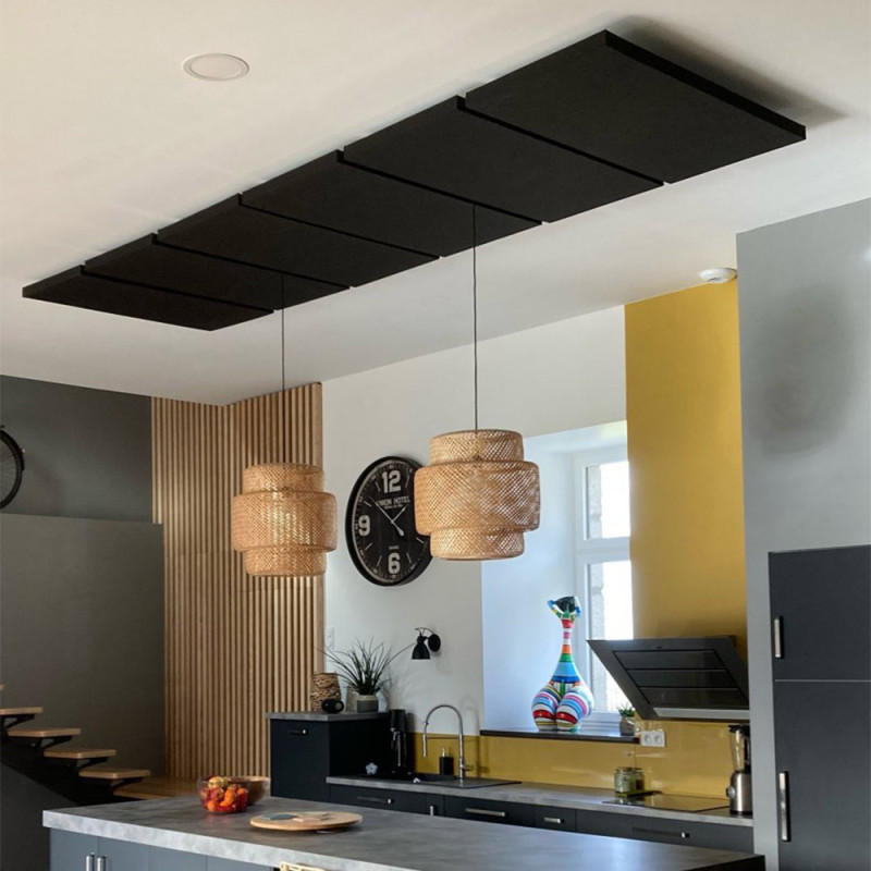 Acoustic Panel for Ceiling and Wall Rectangle, Rectangular