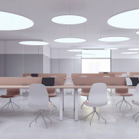 Acoustic Panel for Ceiling and Round Wall